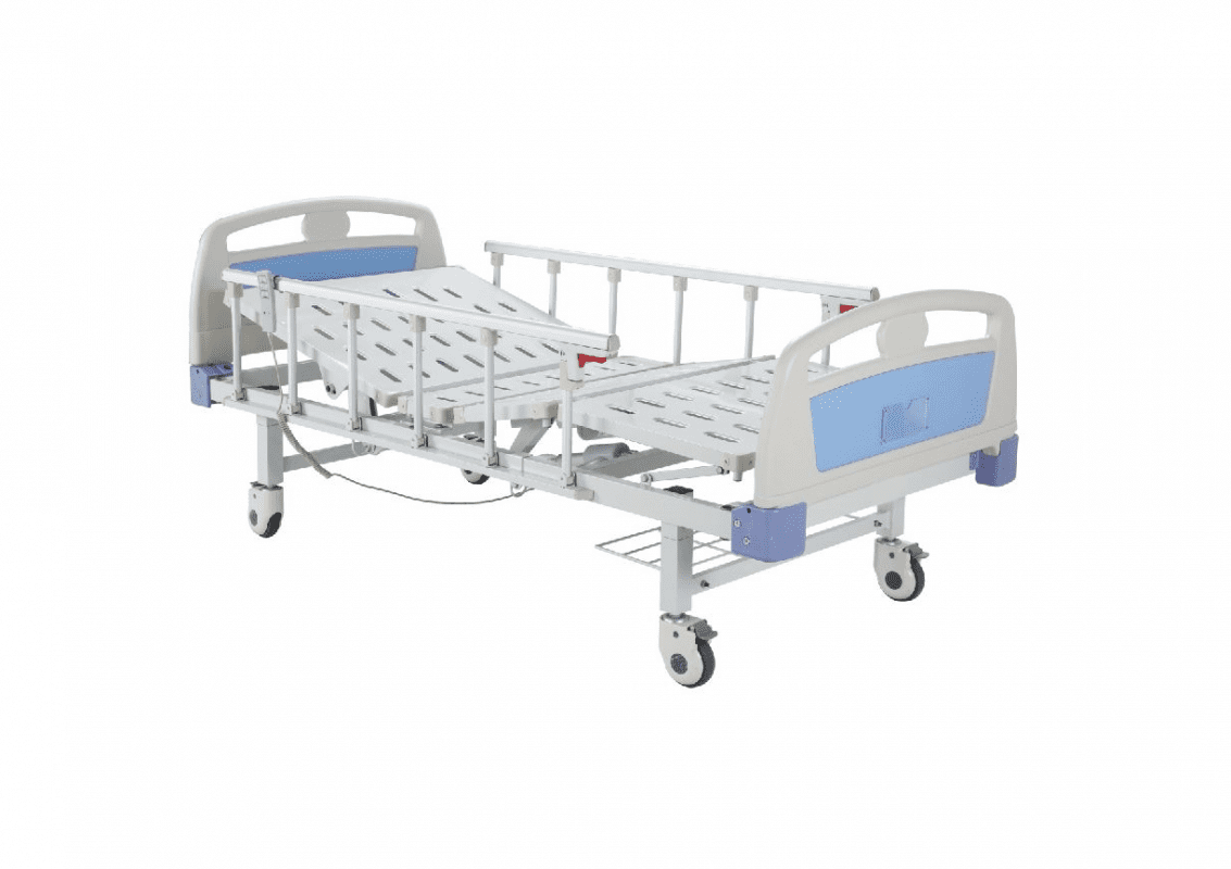 2-Function-Electric-Bed-with-Castors – Afrimedics